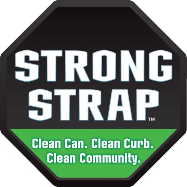 Strong Strap Trash Can Lid Lock | Mitigate Pests, Wind, & Overflow
